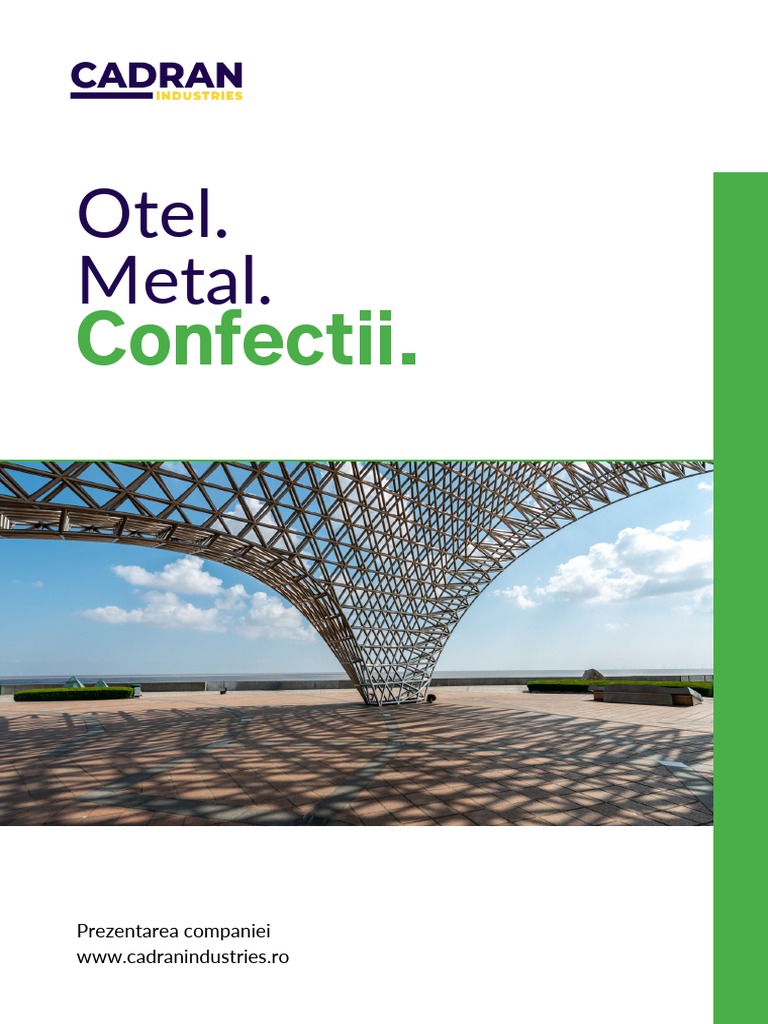 Cadran Industries - Confectii Metalice Complete | PDF