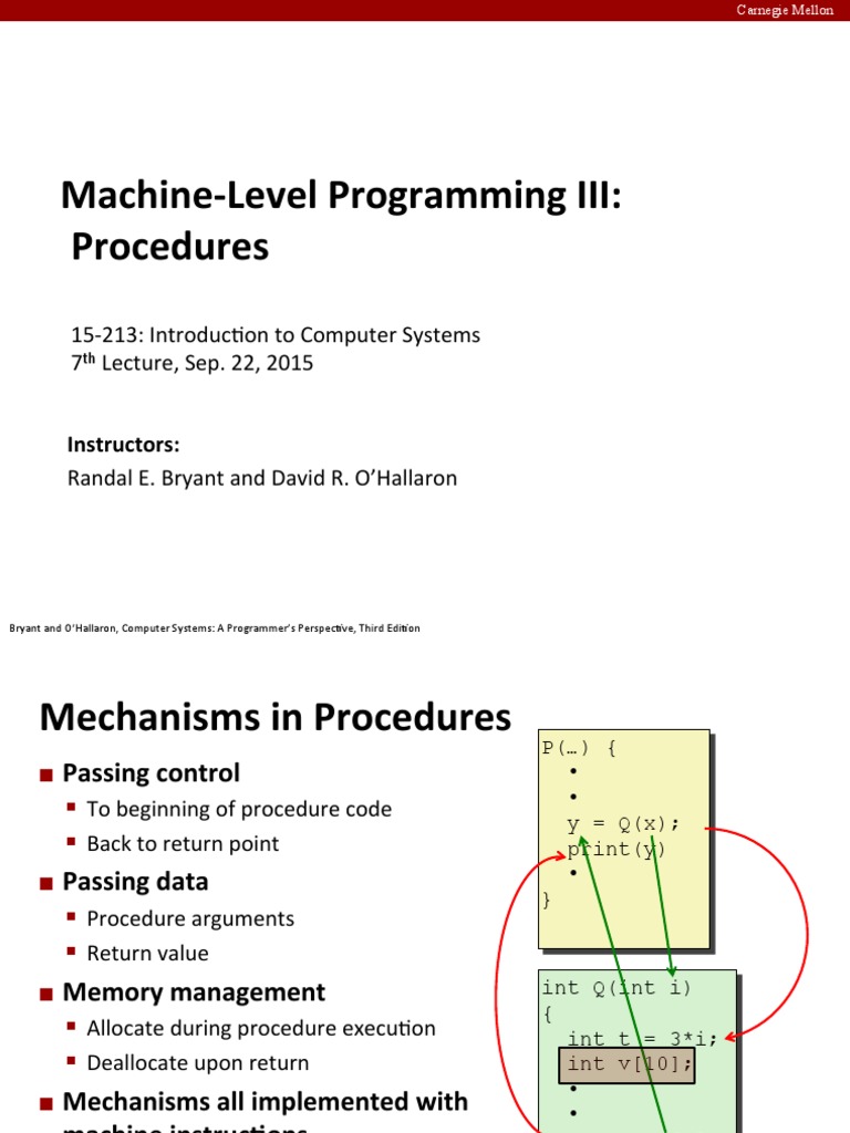 07 Machine Procedures | PDF | Information Technology | Computing