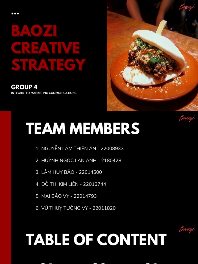 Baozi Creative Strategy | PDF