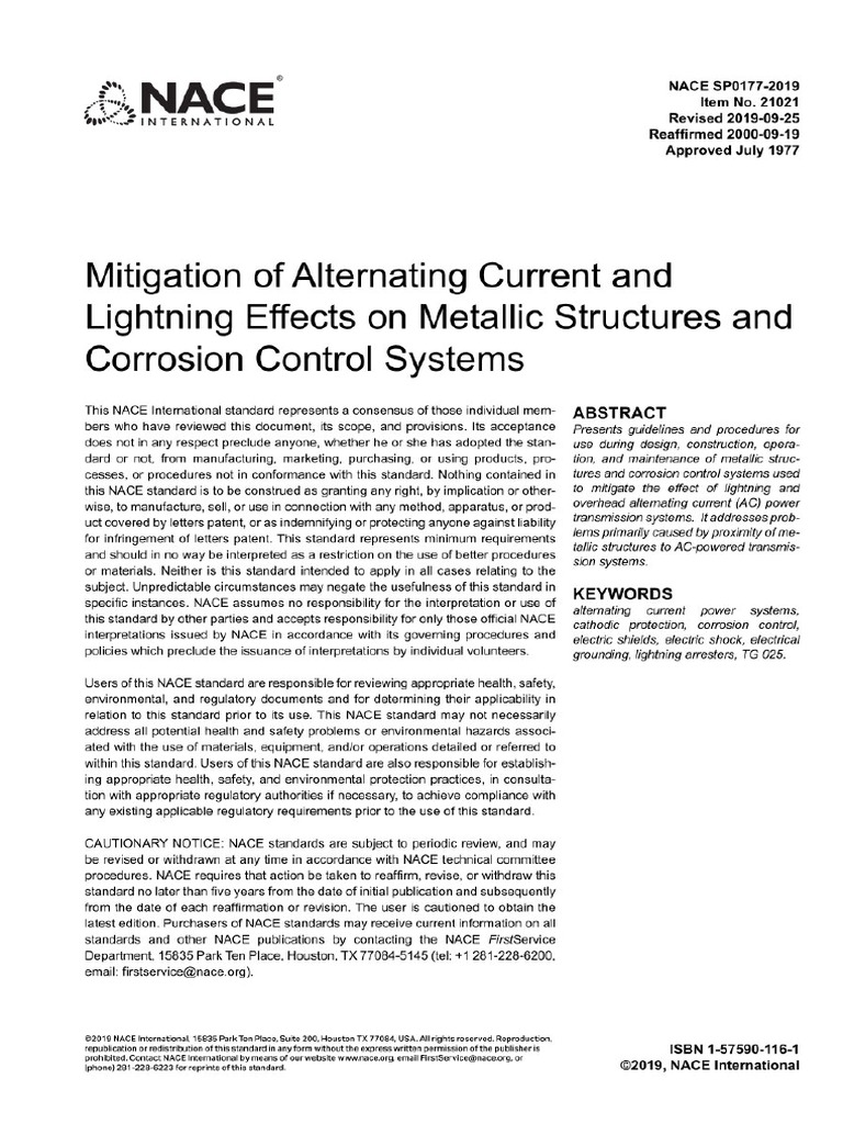 Nace SP0177-2019 | PDF