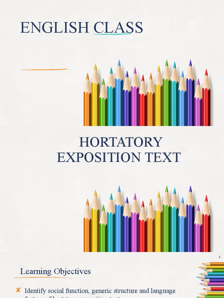 Hortatory Exposition Text | PDF | Verb | Linguistics