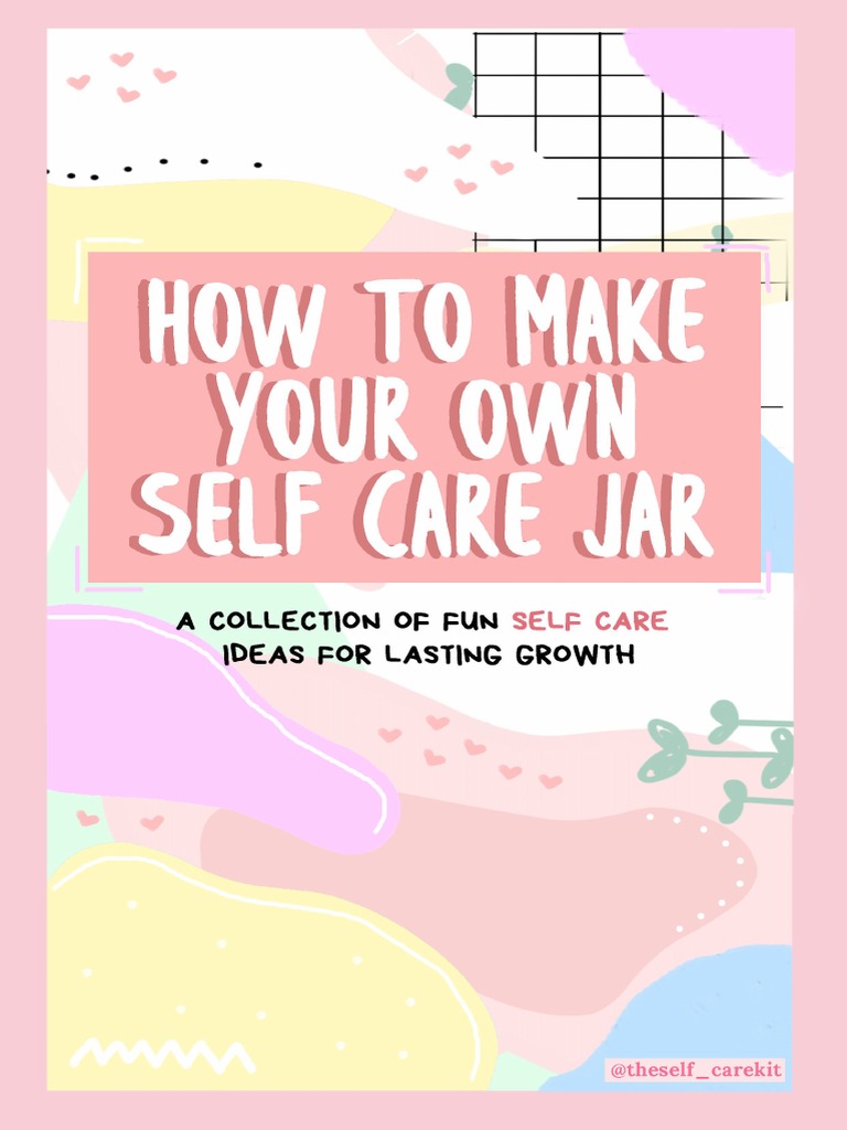 Self Care Jar Pdf
