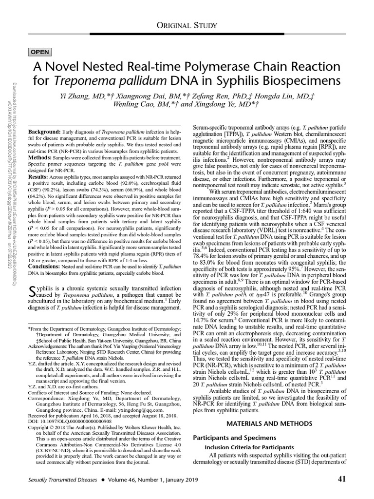 A Novel Nested Real Time Polymerase Chain Reaction 8 Pdf Real Time Polymerase Chain Reaction