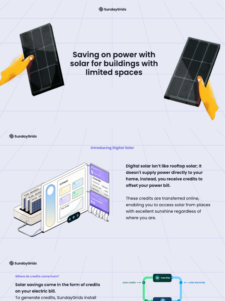 Digital Solar for Space-Limited Buildings | PDF