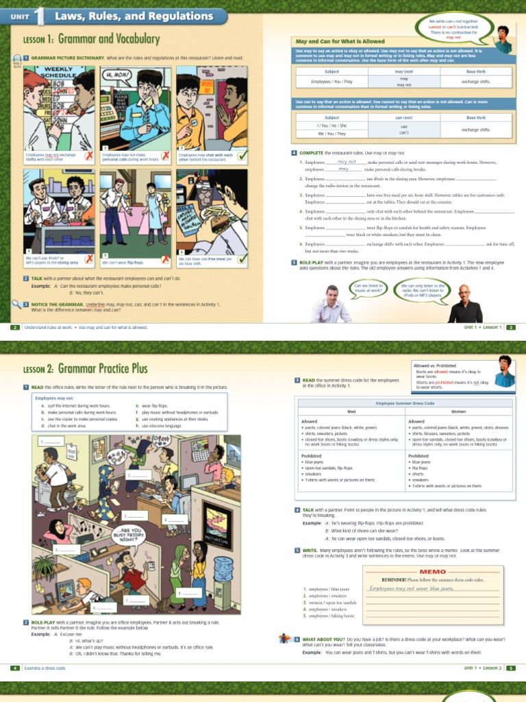 Vocabulary - Rules & Regulations | PDF