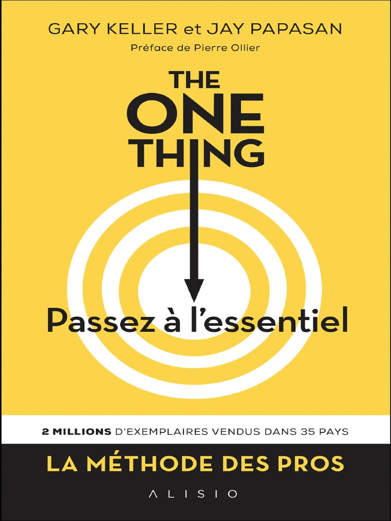 The One Thing by Gary KELLER Jay PAPASAN | PDF