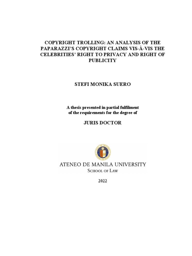Thesis 3rd Draft (Suero) - For Atty. Blancaflor | PDF