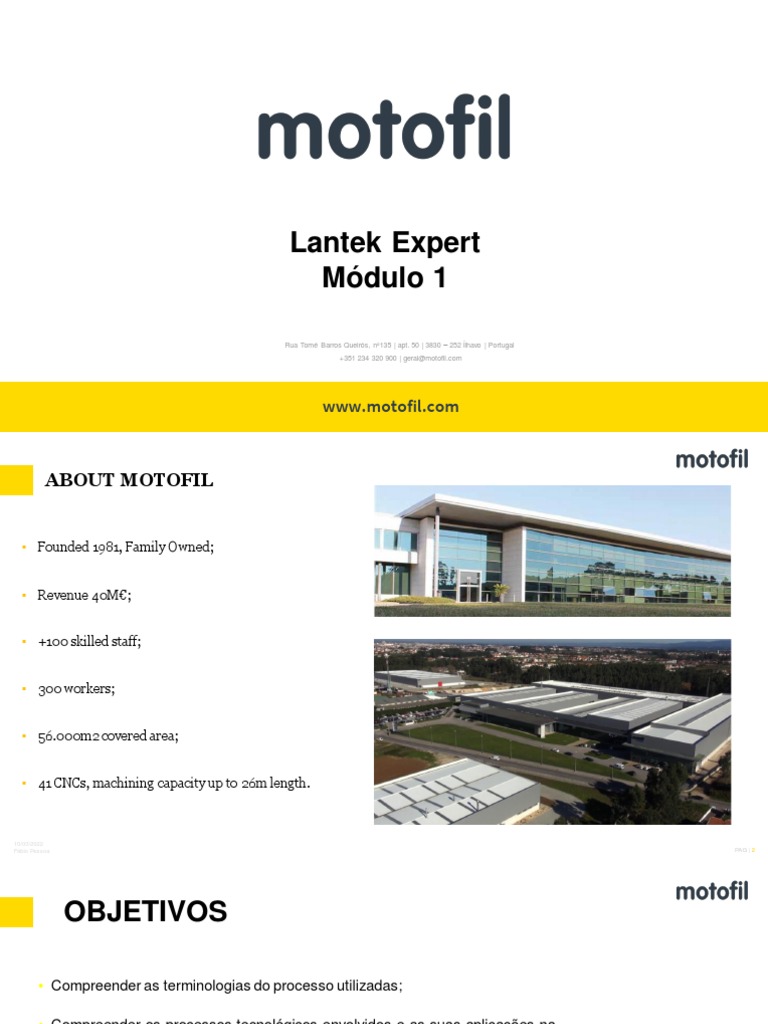 Lantek Modulo 1 FP | PDF | Programas | Tempo