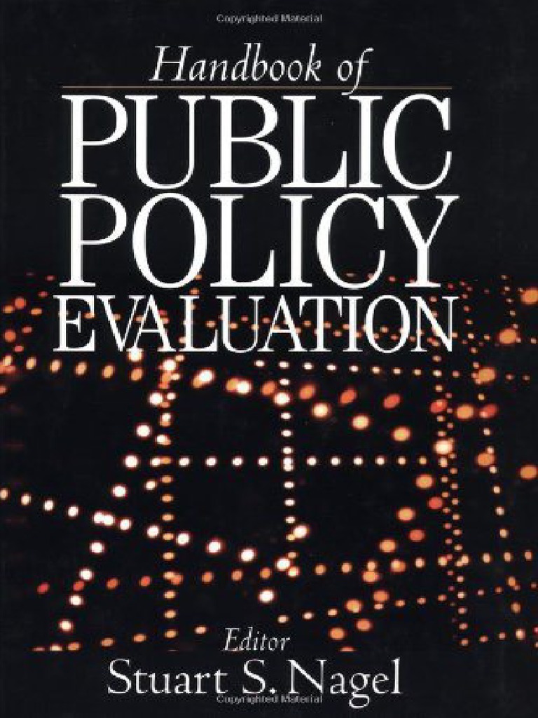 Handbook of Public Policy Evaluation (Stuart S. Nagel) (Z-Library ...