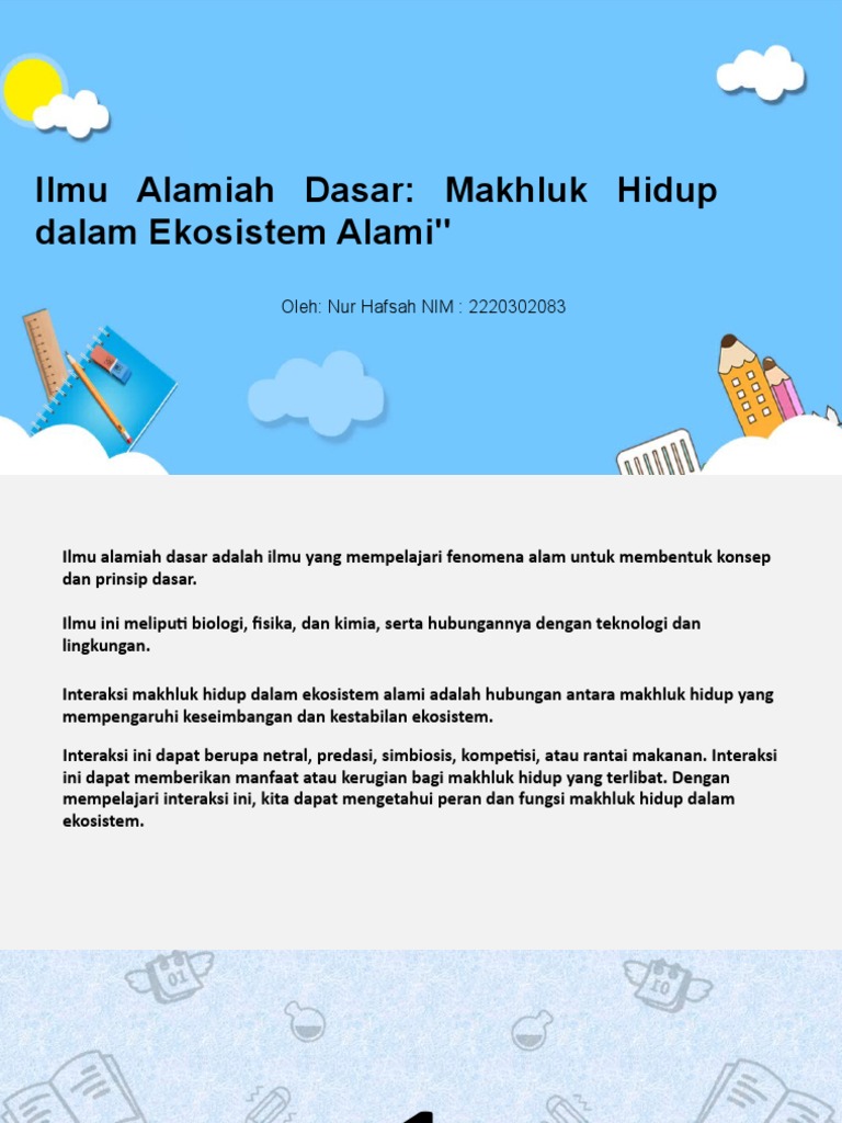 Presentasi Tugas Ilmu Alamiah Dasar | PDF