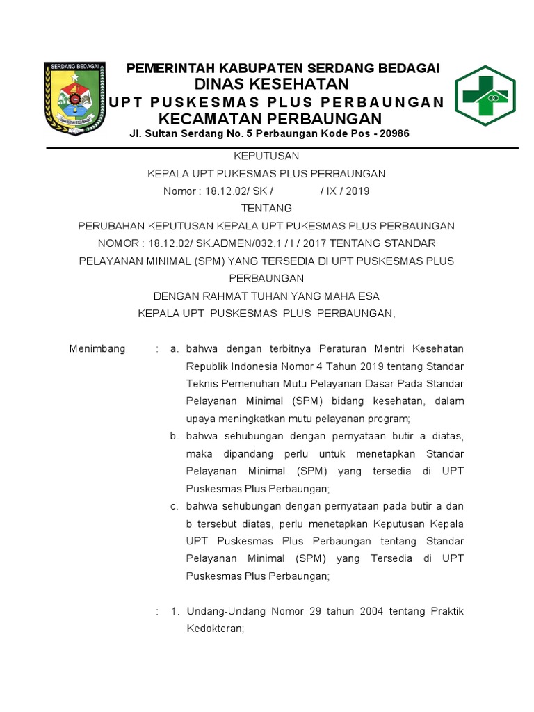 Indikator Mutu Ukm Revisi | PDF
