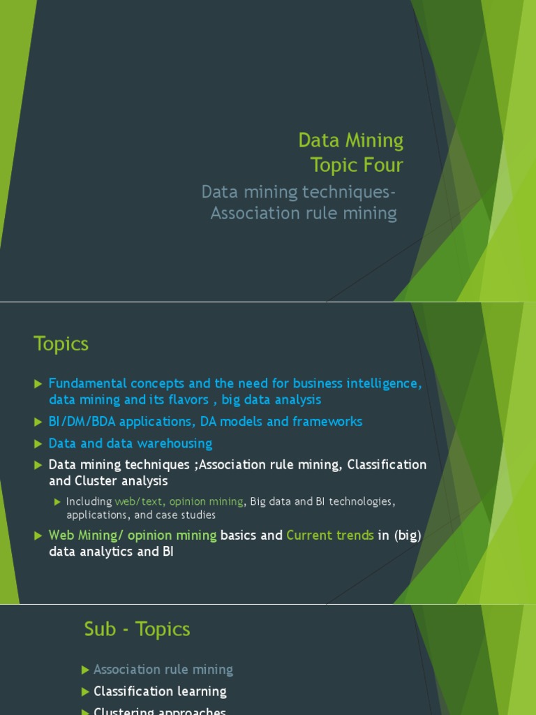 DM - Topic Four | PDF