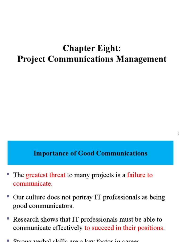 Project Communications Management Guide | PDF | Communication | Information