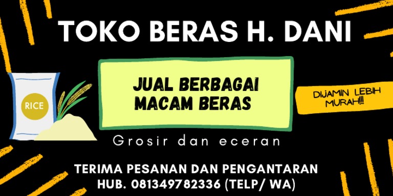 Spanduk Jual Beras | PDF