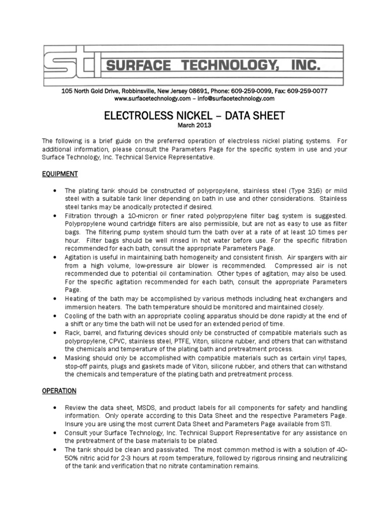 En Data Sheet | PDF | Titration | Chemistry