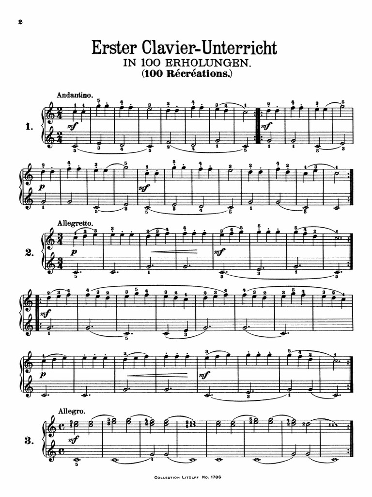Czerny 100 | PDF