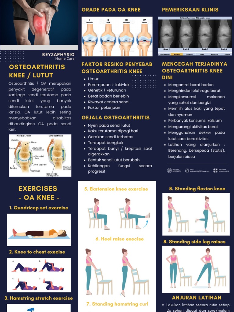 Leaflet OA Knee From BeyzaPhysio | PDF