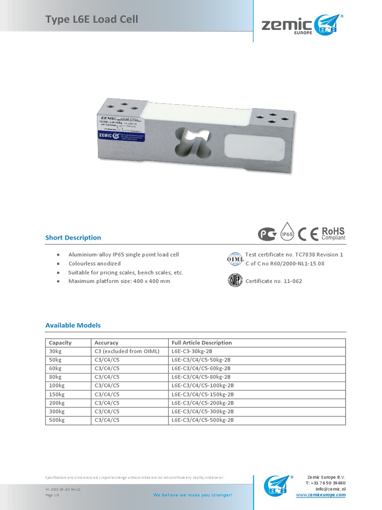 L6E Datasheet | PDF