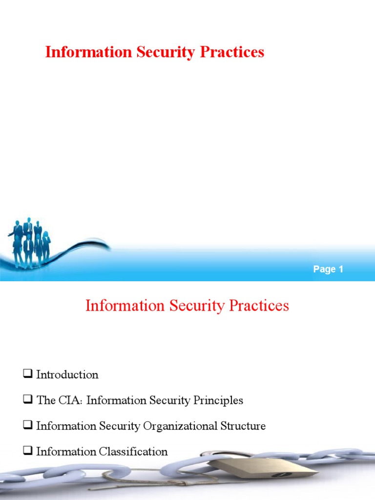 Information Security Practices | PDF
