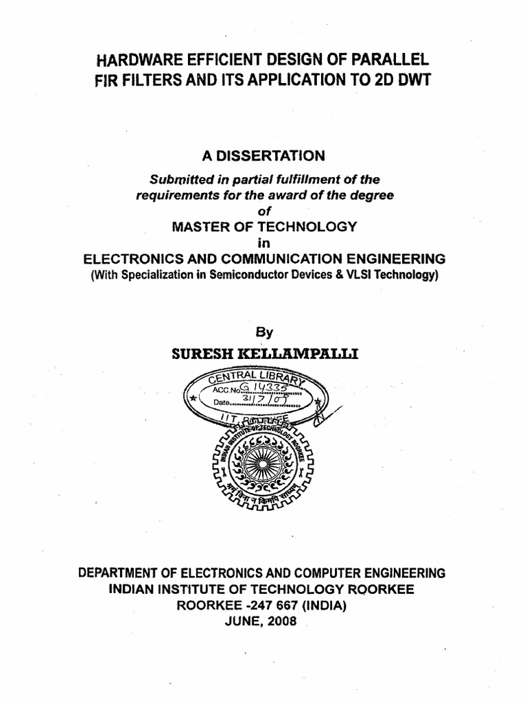 Parallel Fir Filters Pdf