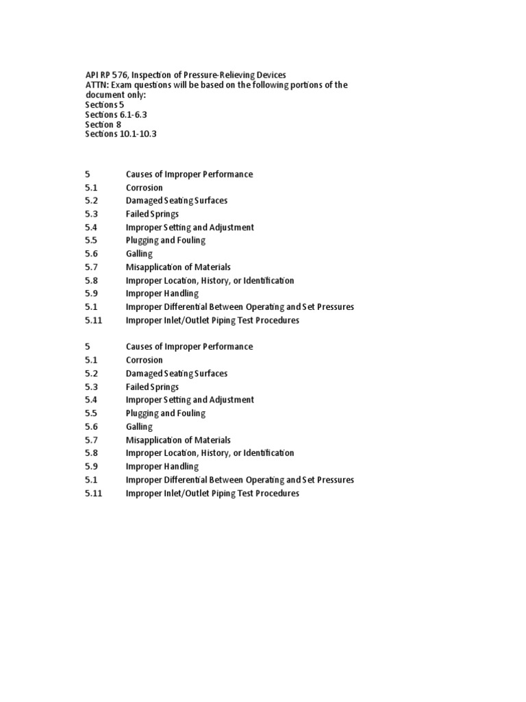 API-576 (Excel) | PDF | Valve | Corrosion