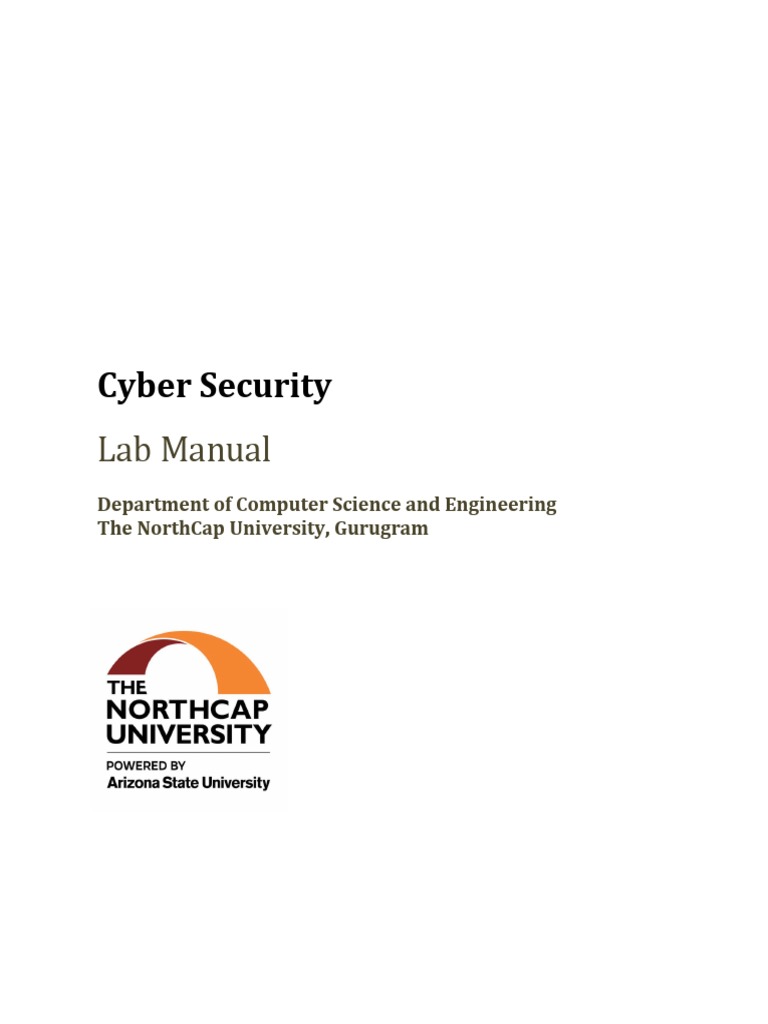 Cyber Security Lab Manual Updated 2 Pdf Computer Network