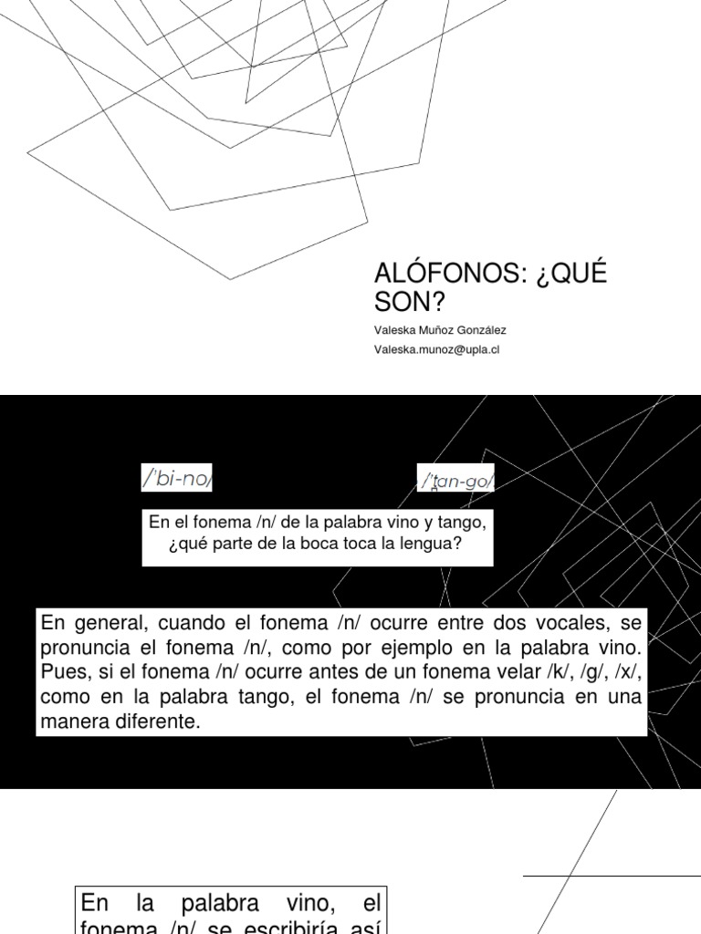 CLASE 4 - Alófonos Consonanticos | PDF | Fonema | Comunicación oral