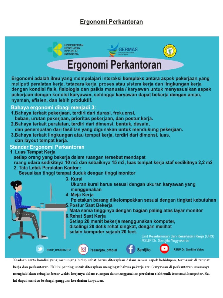 Ergonomi Perkantoran | PDF