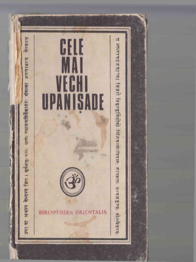 Cele Mai Vechi Upanisade | PDF
