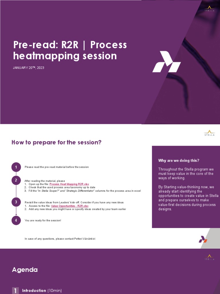 R2R Process Heatmapping Session | PDF