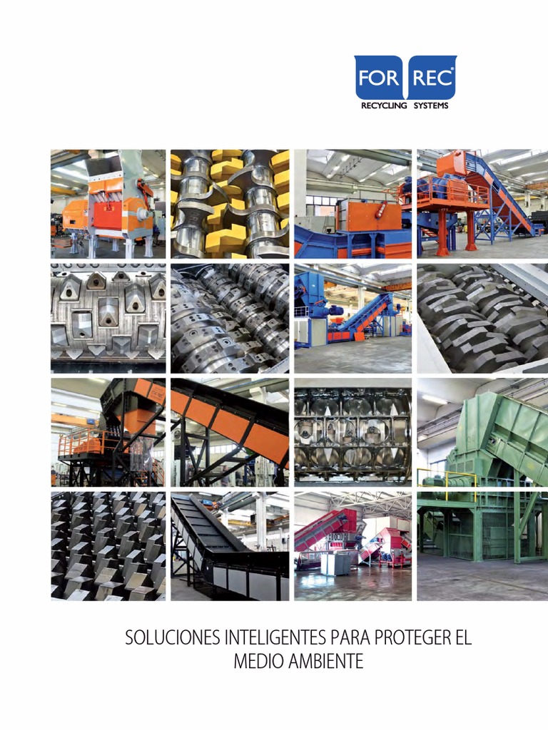 Trituradoras y Sistemas Forrec para Reciclaje | PDF | Hogar, jardinería ...