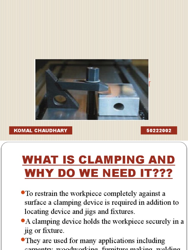 Overview of Clamping Devices and Systems | PDF | Home & Garden
