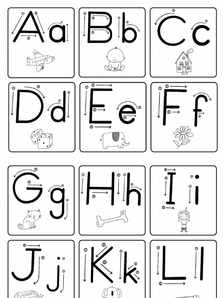 Tarjetas ABC Junto | PDF