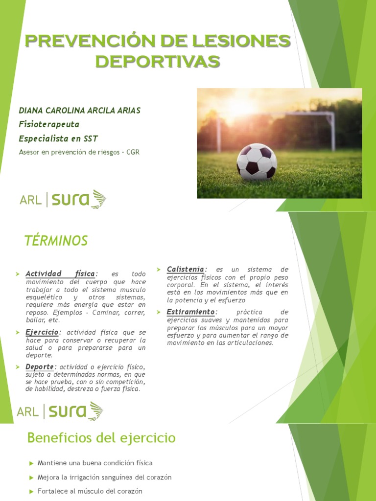 Prevención de Lesiones Deportivas | PDF | Infarto de miocardio | Medicina CLINICA