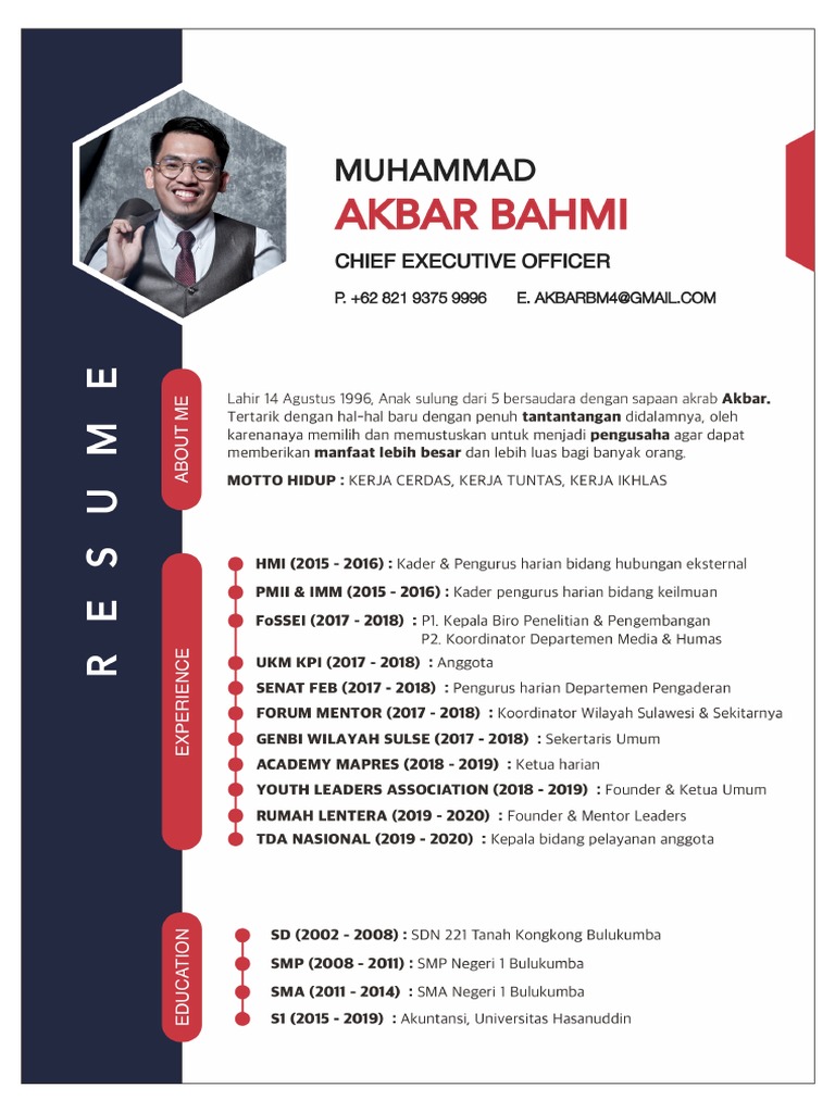 CV Akbar Bahmi | PDF