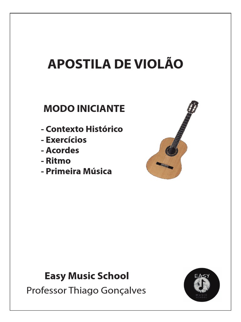 Apostila de Violão | PDF | Guitarras | Violão clássico