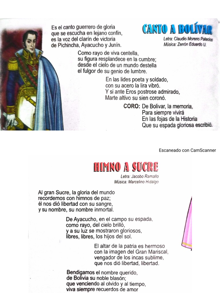Canto A Bolivar | PDF