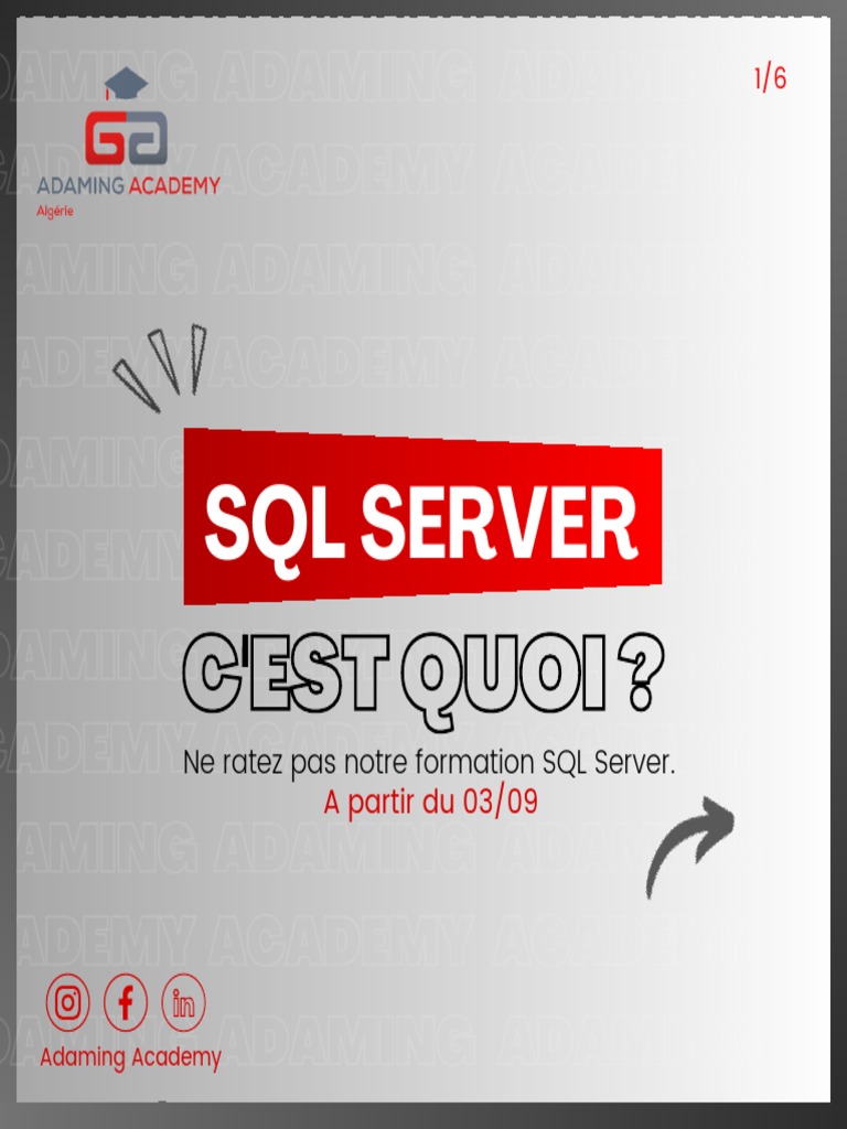 SQL Server C'est Quoi | PDF