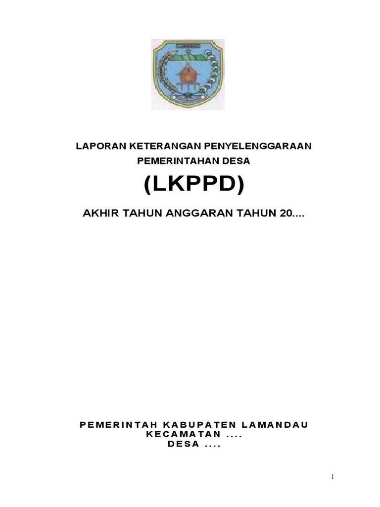 Draft LKPPD - Akhir - TA | PDF