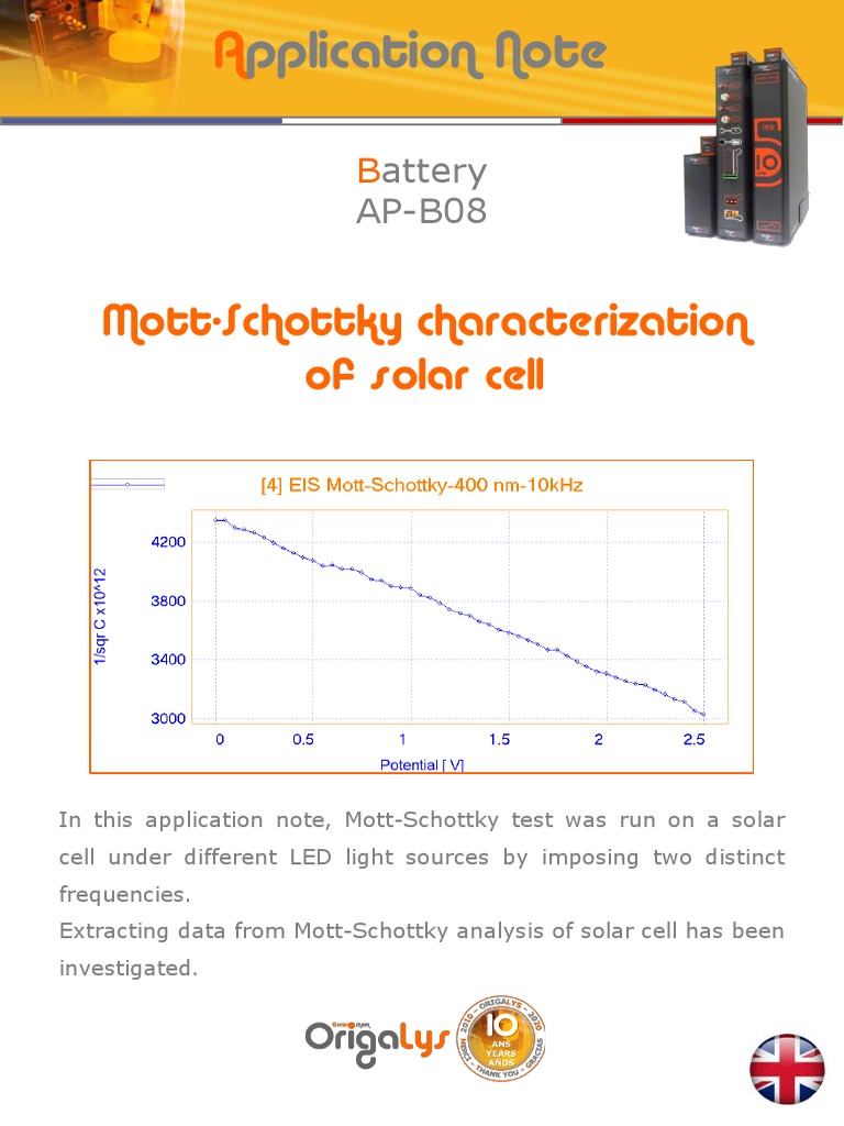 AP B08 Mott Schottky V02 | PDF | Light Emitting Diode | Semiconductors