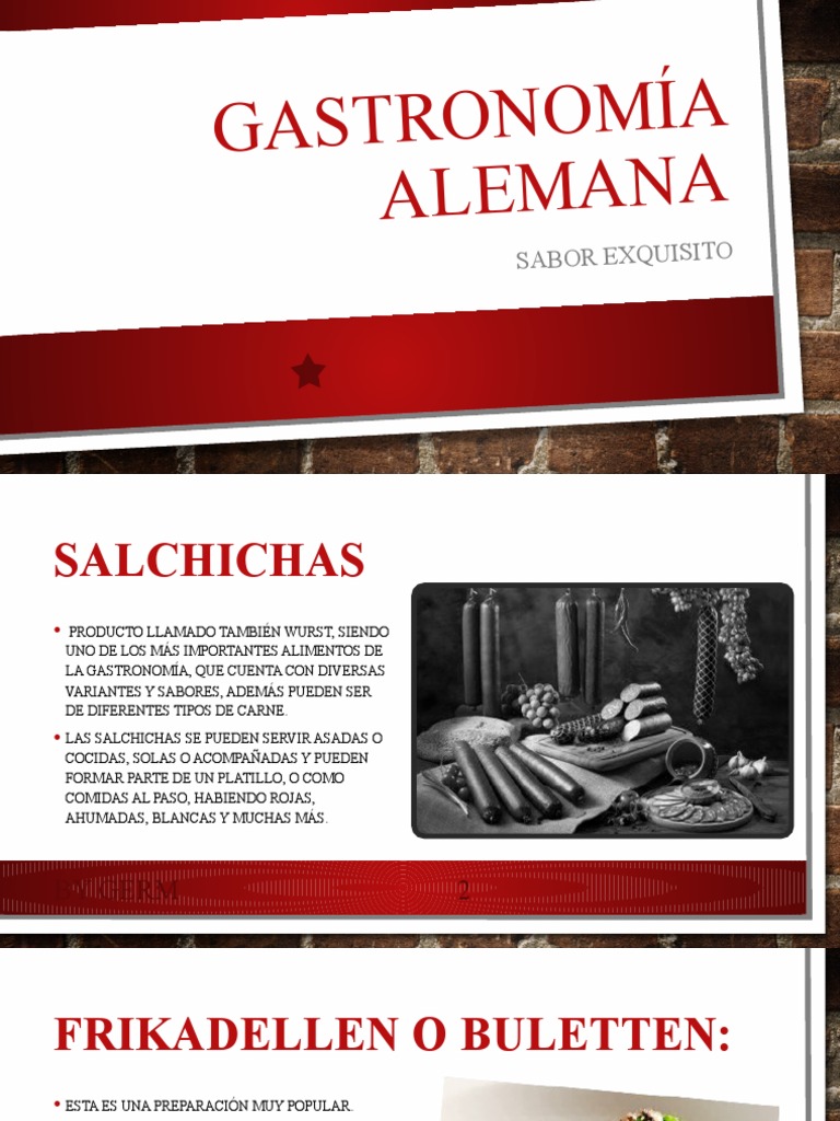 Delicias de la Gastronomía Alemana | PDF | Cocina, comidas y vino