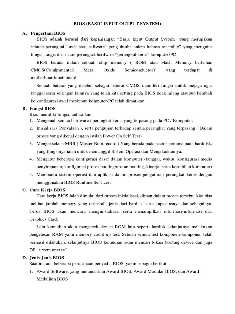 Bios Pdf