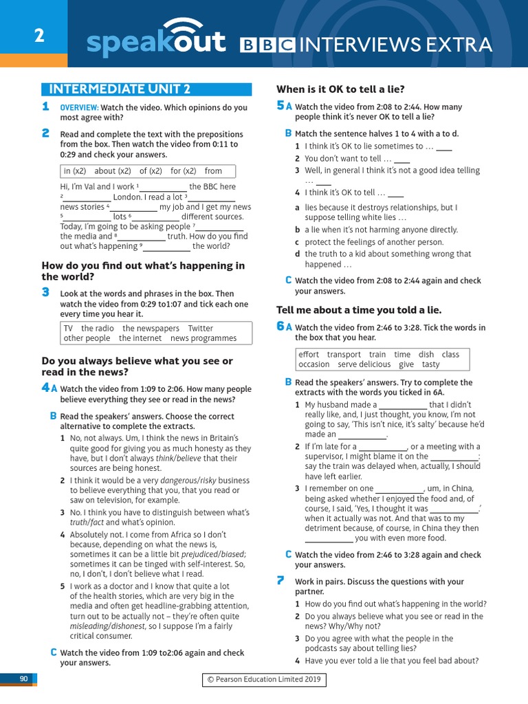 CC1 BBC Interviews EXTRA Unit | PDF