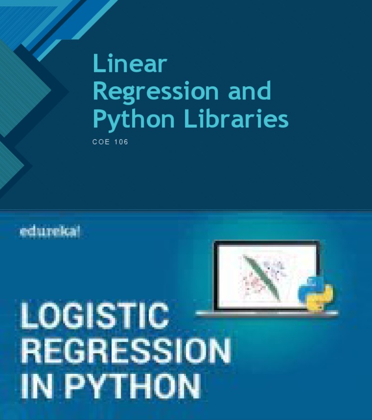 Linear Regression and Python Libraries | PDF