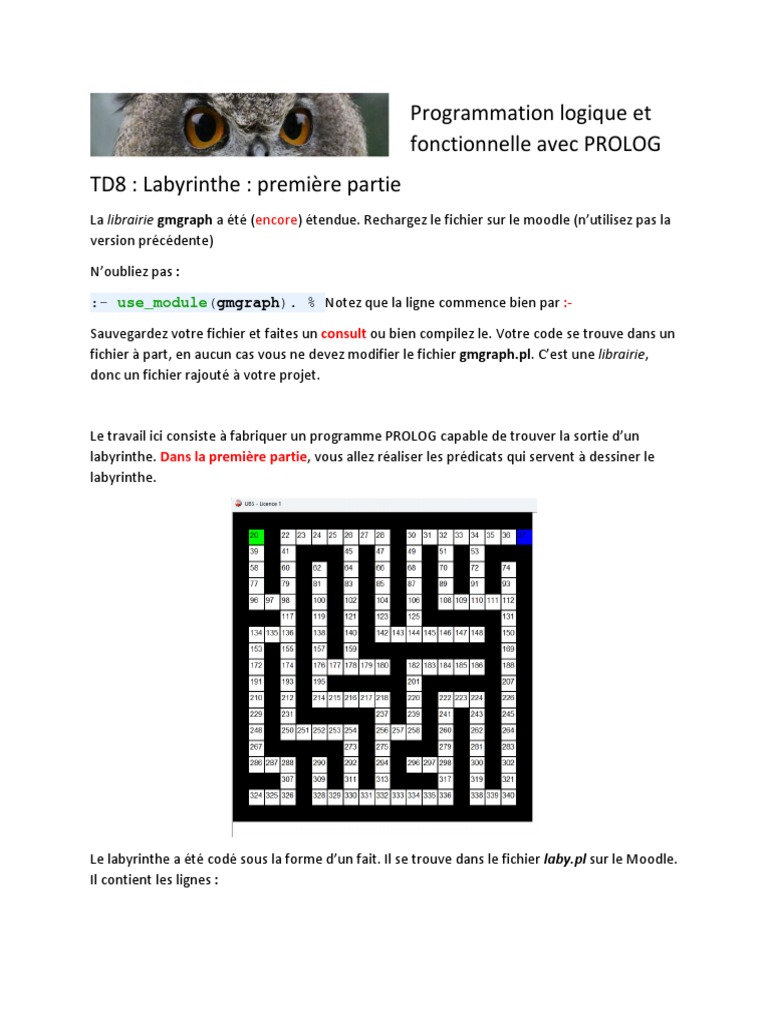 Programmation Logique Et Fonctionnelle Avec PROLOG: Use - Module | PDF
