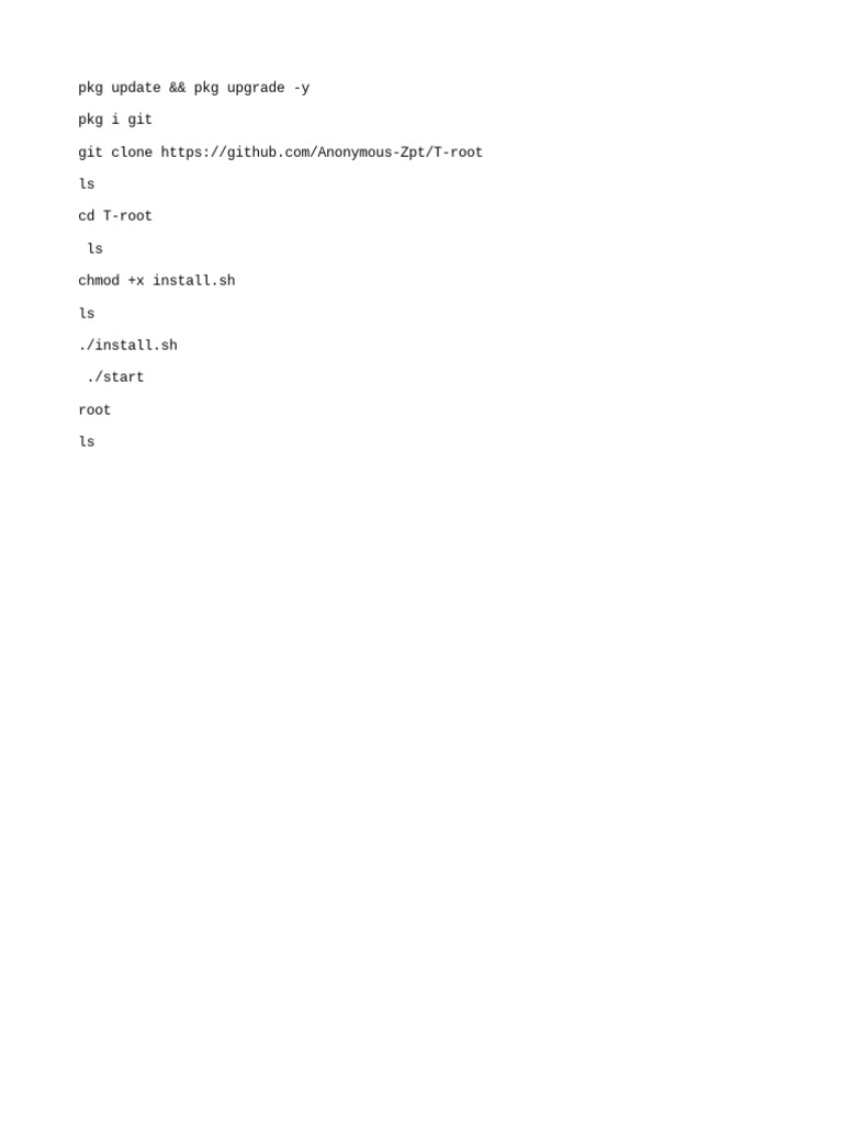 Comandos para Ser Root en Termux | PDF