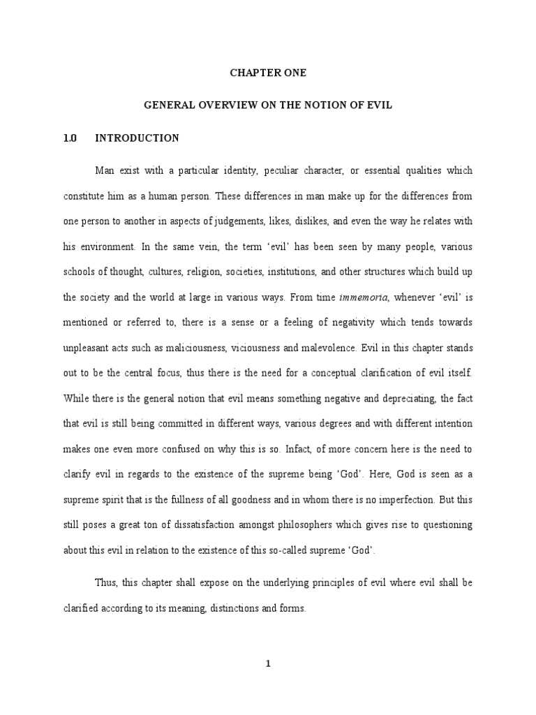 Chapter One | PDF
