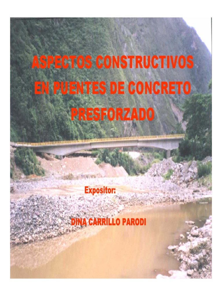 Puentes De Concreto Presforzado Pdf Hormigón Pretensado Hormigón