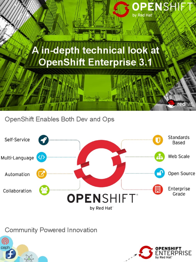 Openshift31 Tech | PDF | Systems Engineering | Distributed Computing Architecture