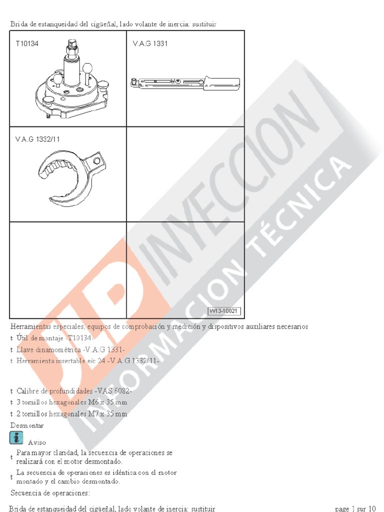 Amarok. Paso A Paso Montaje de Sensor de RPM y Rueda Fonica | PDF